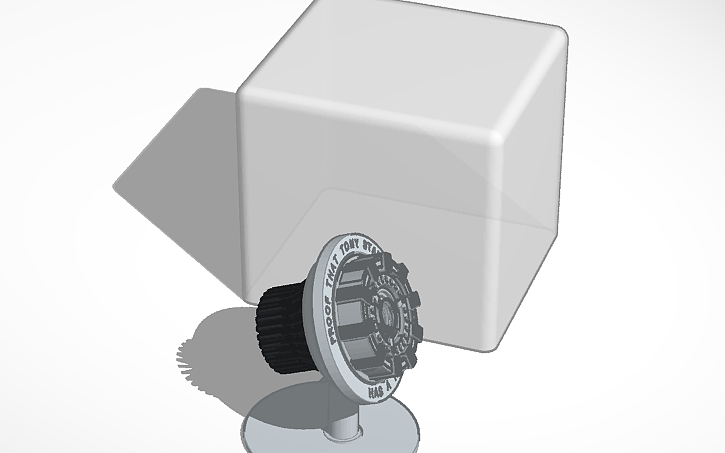 3D design Iron man Arc Reactor | Tinkercad