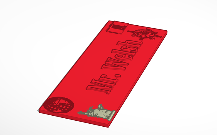 3D design welsh | Tinkercad