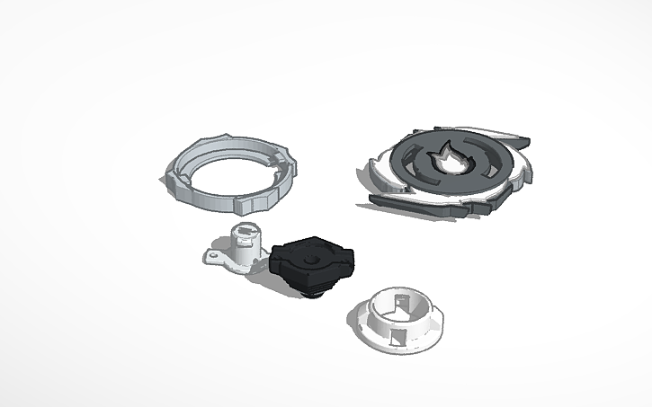 3D design The Consuming Dark Flames - Tinkercad