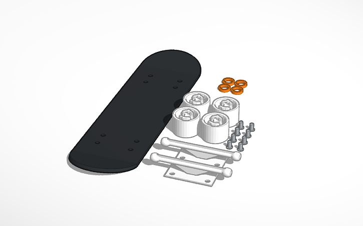 3D design Skateboard | Tinkercad