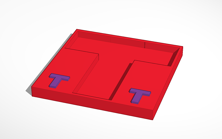 3D design Puzzle T - Box | Tinkercad