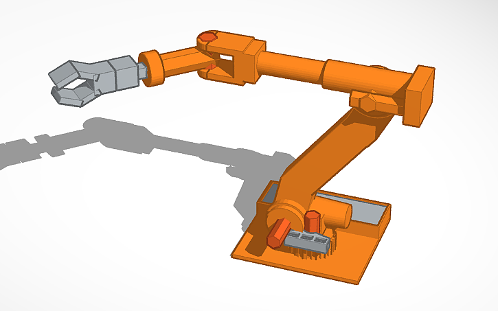 3D design robotic arm - Tinkercad