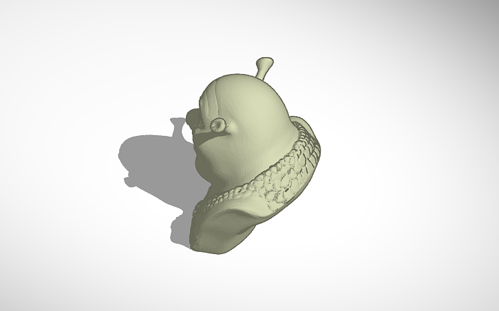 3D design ShReK tHe MaGnIfIcEnT - Tinkercad
