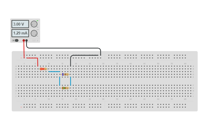 Circuit Design Series Parallel Circuit Tinkercad
