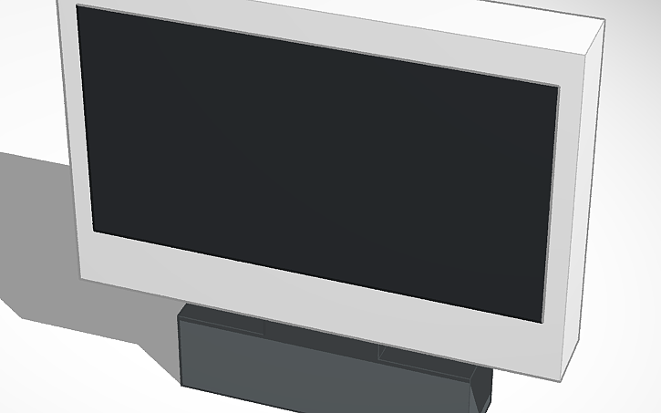 3D design TV - Tinkercad