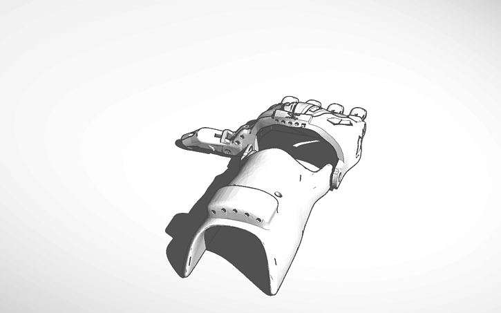 3D design Cyborg Beast Prosthetic Hand - Tinkercad