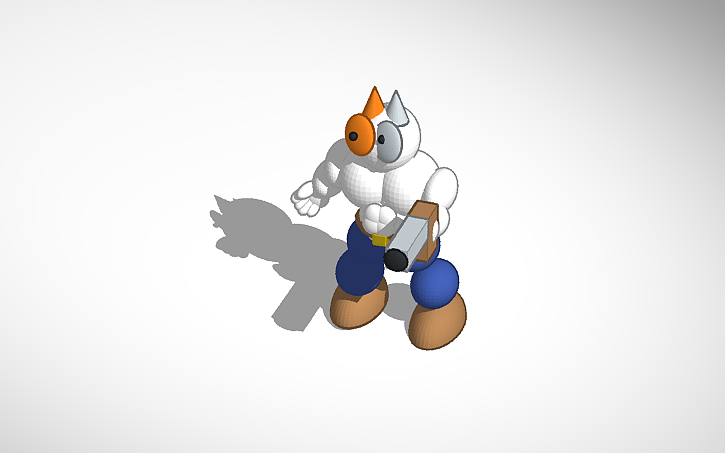 3D design meowscles fortnite - Tinkercad