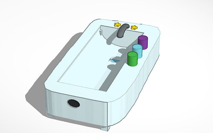 3D design bañera - Tinkercad