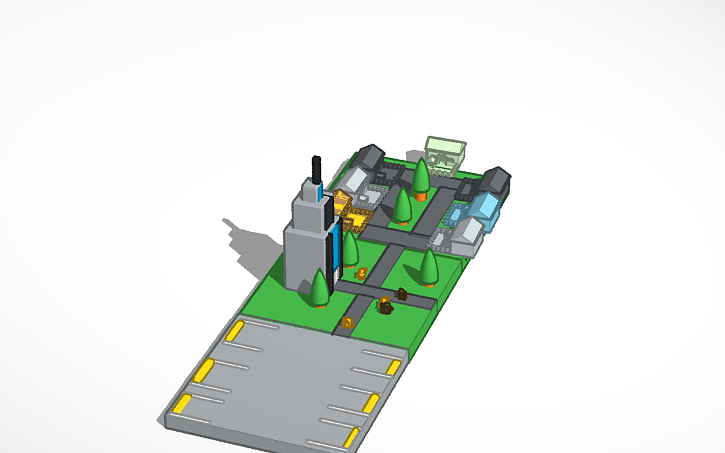 3D design Building - Tinkercad