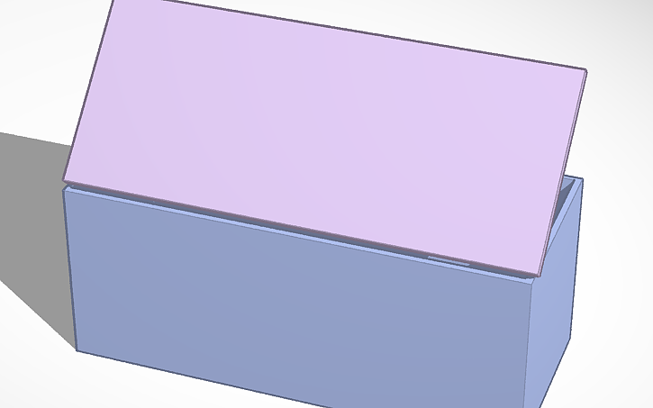 3d Design Box With Lid Tinkercad