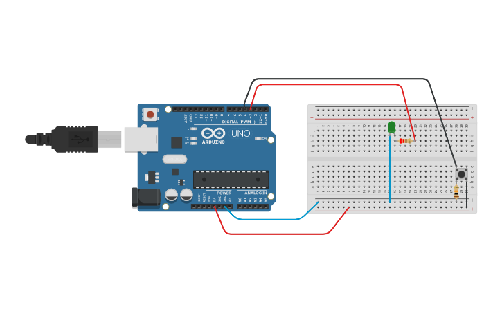 Circuit design tp arduino 2a | Tinkercad