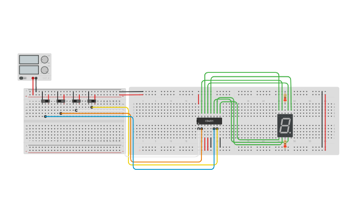 Circuit Design 7 Segment Display Decoder Tinkercad Bilarasa 3555