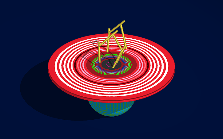 3d Design Simulation 2 Souls Tied To A [redacted] Come In Contact Tinkercad