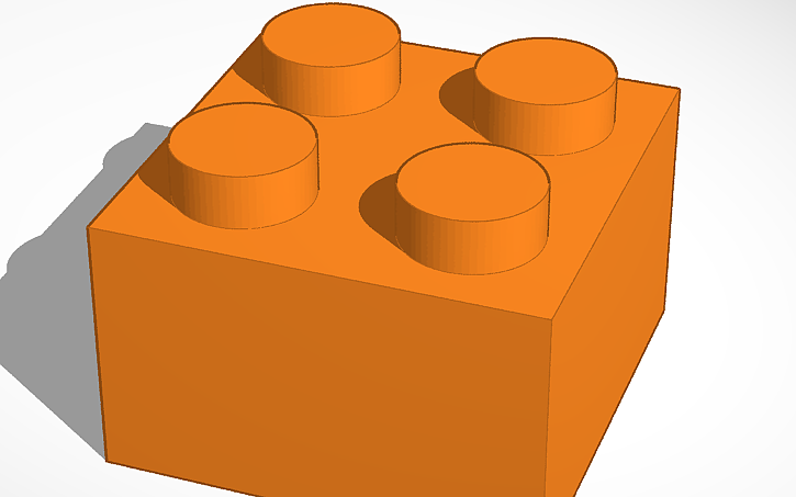 3D design Aiden's square lego | Tinkercad