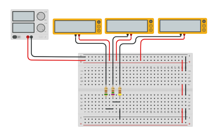 Circuit design circuito paralelo | Tinkercad