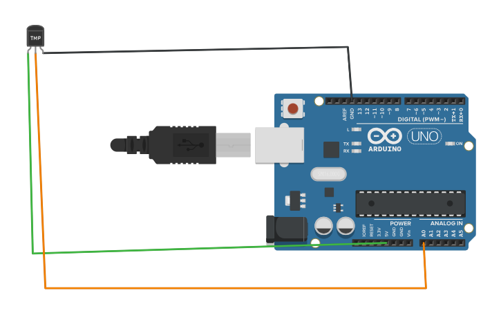 Circuit Design Program For Monitoring Temperature Using Ardunio Board