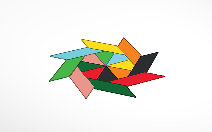 3D design Origami - Tinkercad