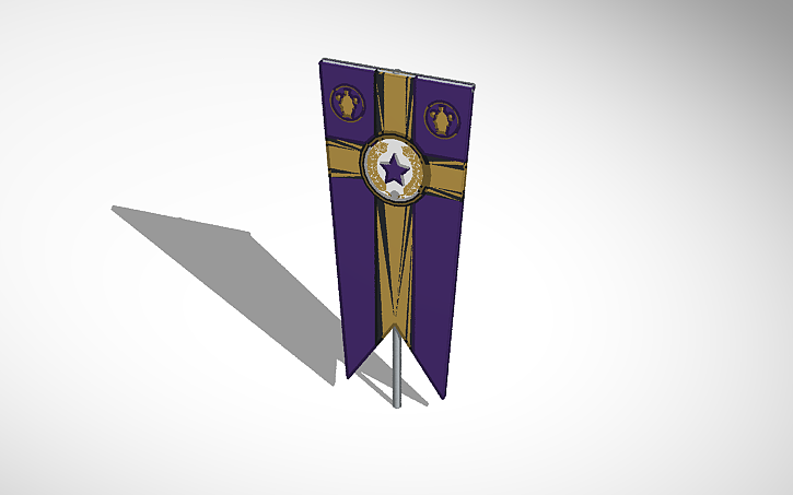 3D design USDR Vertical Banner | Tinkercad