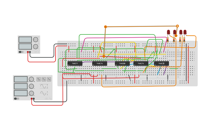 Circuit Design Sequence Generator Tinkercad