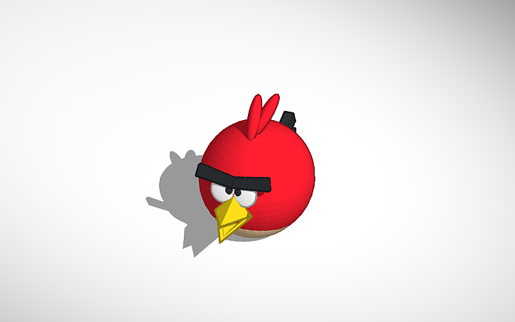 3D design angry bird | Tinkercad