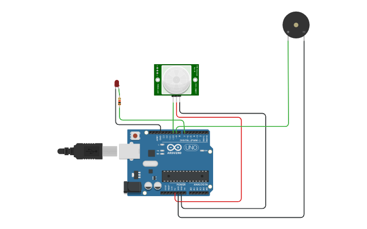 Circuit Design Intrusion Detection System Tinkercad