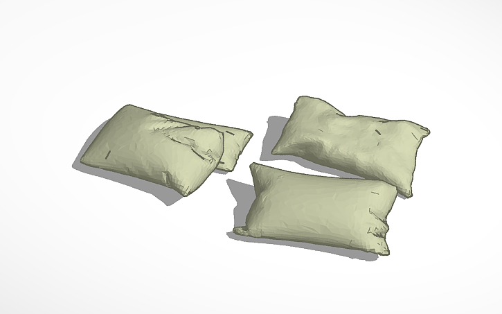 3D design pillows - Tinkercad