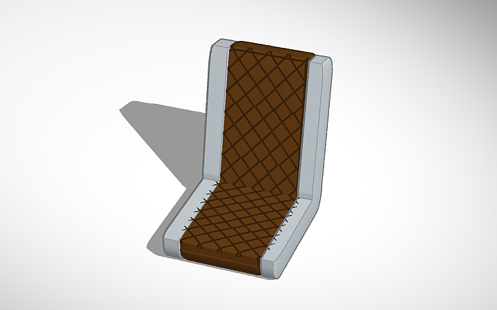 3D design universal model car seat - Tinkercad