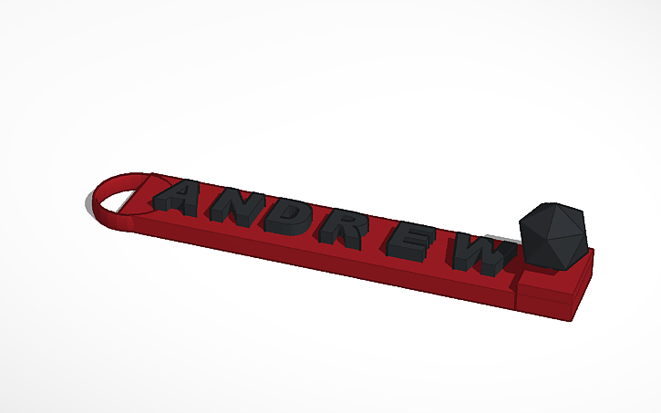 3d Design Nametag Tinkercad