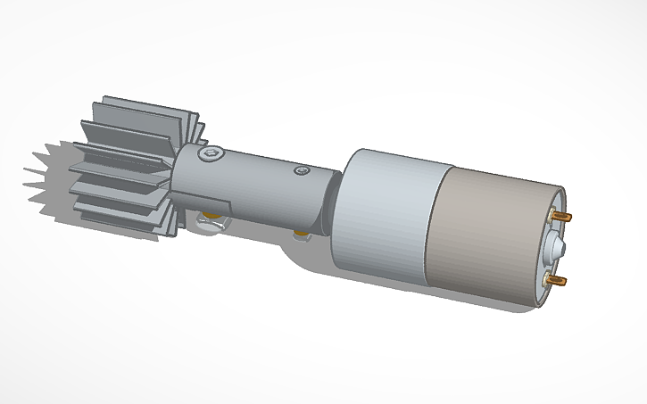 3D design motor - Tinkercad