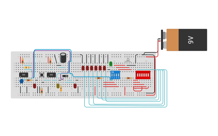 Circuit design clock - Tinkercad