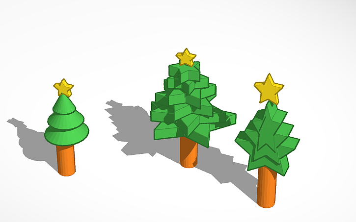 3D design Christmast Tree - Tinkercad