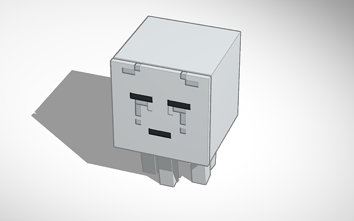 3D design Charlie minecraft ghast | Tinkercad