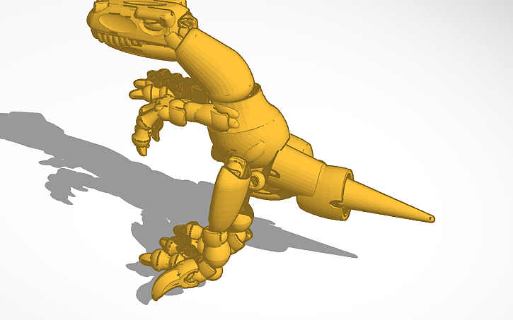 3D design tyranosaurus rex | Tinkercad