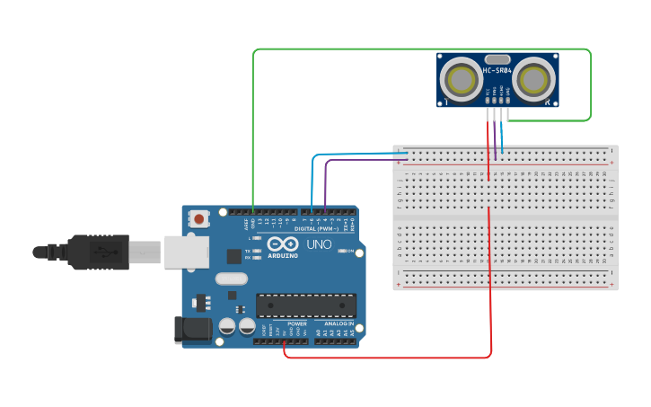 Circuit design SENSORS - Tinkercad
