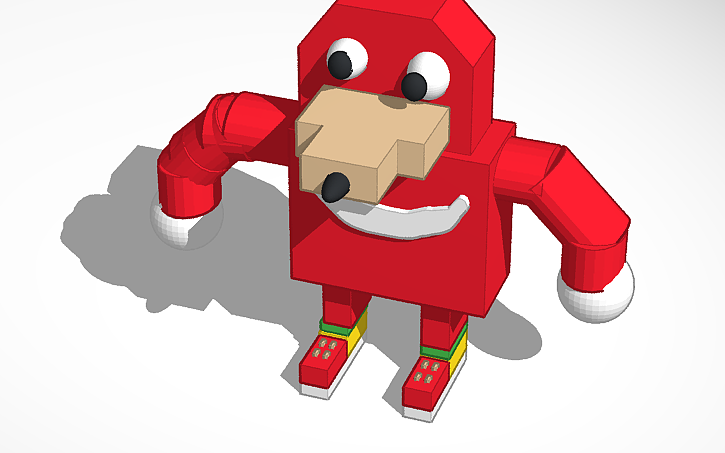 3D design uganda nuckles | Tinkercad