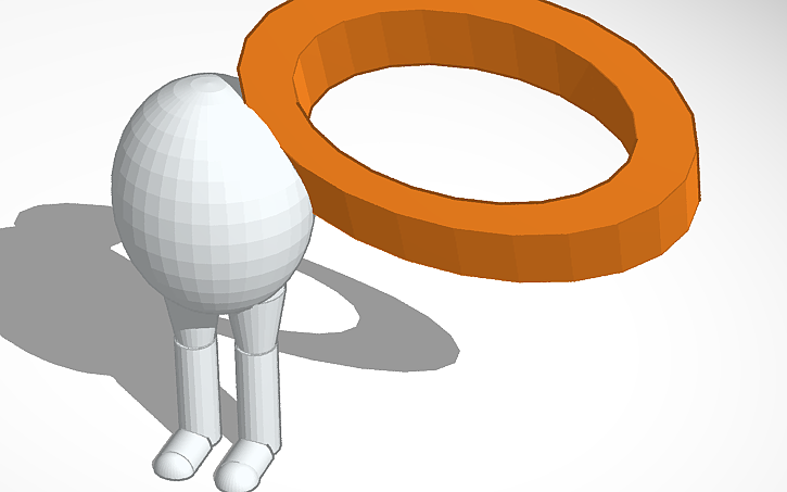 3D design Human Model - Tinkercad