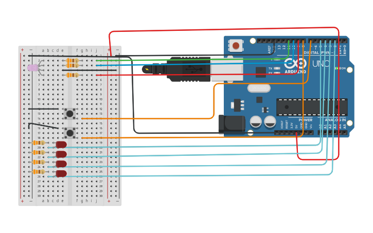 Circuit design Nightlight | Tinkercad