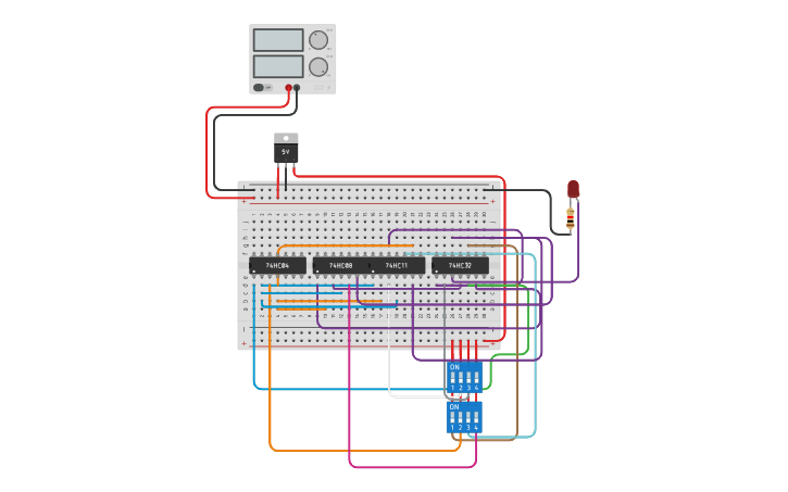 Circuit design Tristeza e dor - Tinkercad