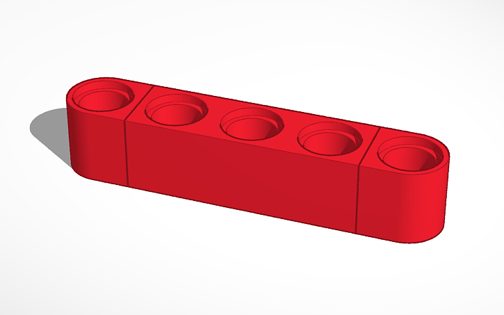 3D design lego beam | Tinkercad
