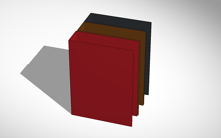 3D design carpeta - Tinkercad