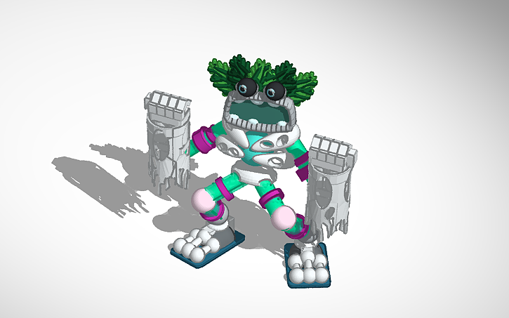3D design Bone epic Wubbox (pose 1) - Tinkercad