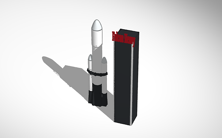3D design Falcon Heavy | Tinkercad