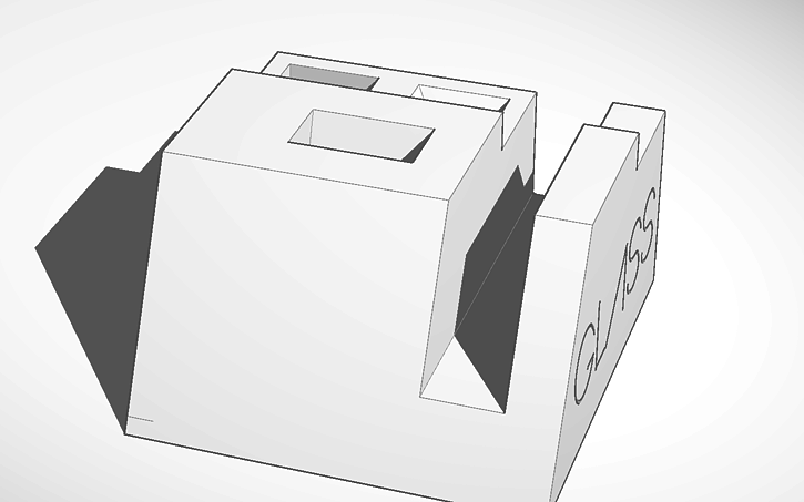 3D design Google Glass Base - Tinkercad