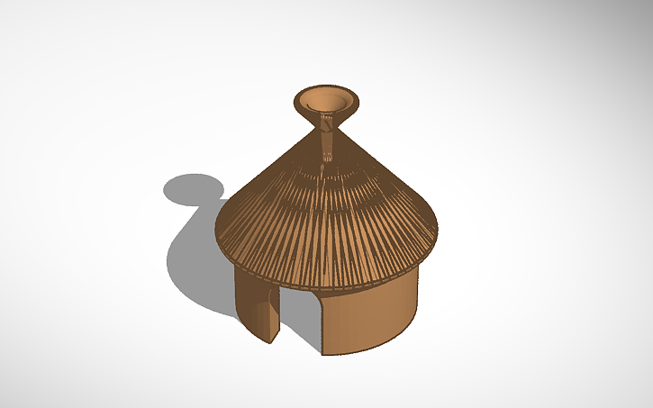 3D design Hut - Tinkercad
