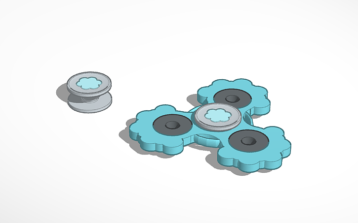 3D design Fidget spinner pt. 2 | Tinkercad