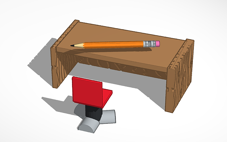 3D design Anthony tables and chairs | Tinkercad
