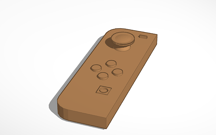 3D design manette nintendo switch - Tinkercad