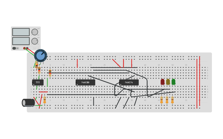 Circuit Design Semaforo Tinkercad