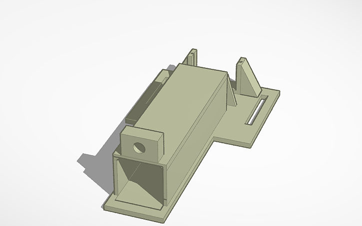 3D design ESP32CAM ROBOTANK mountboard - Tinkercad
