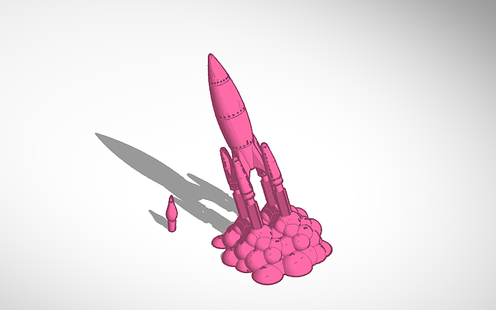 3D design Rocket | Tinkercad